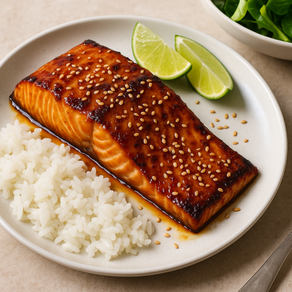 Manuka Miso-Glazed Salmon with Lime & Sesame - Best Manuka Honey - New ...