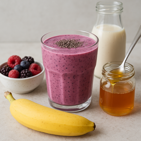 Manuka Honey Berry Immunity Smoothie - Best Manuka Honey - New Zealand