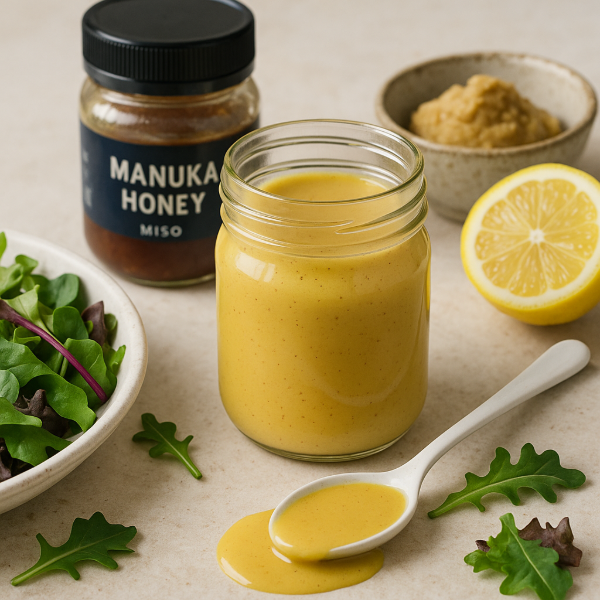Manuka Honey & Lemon Miso Dressing - Best Manuka Honey - New Zealand